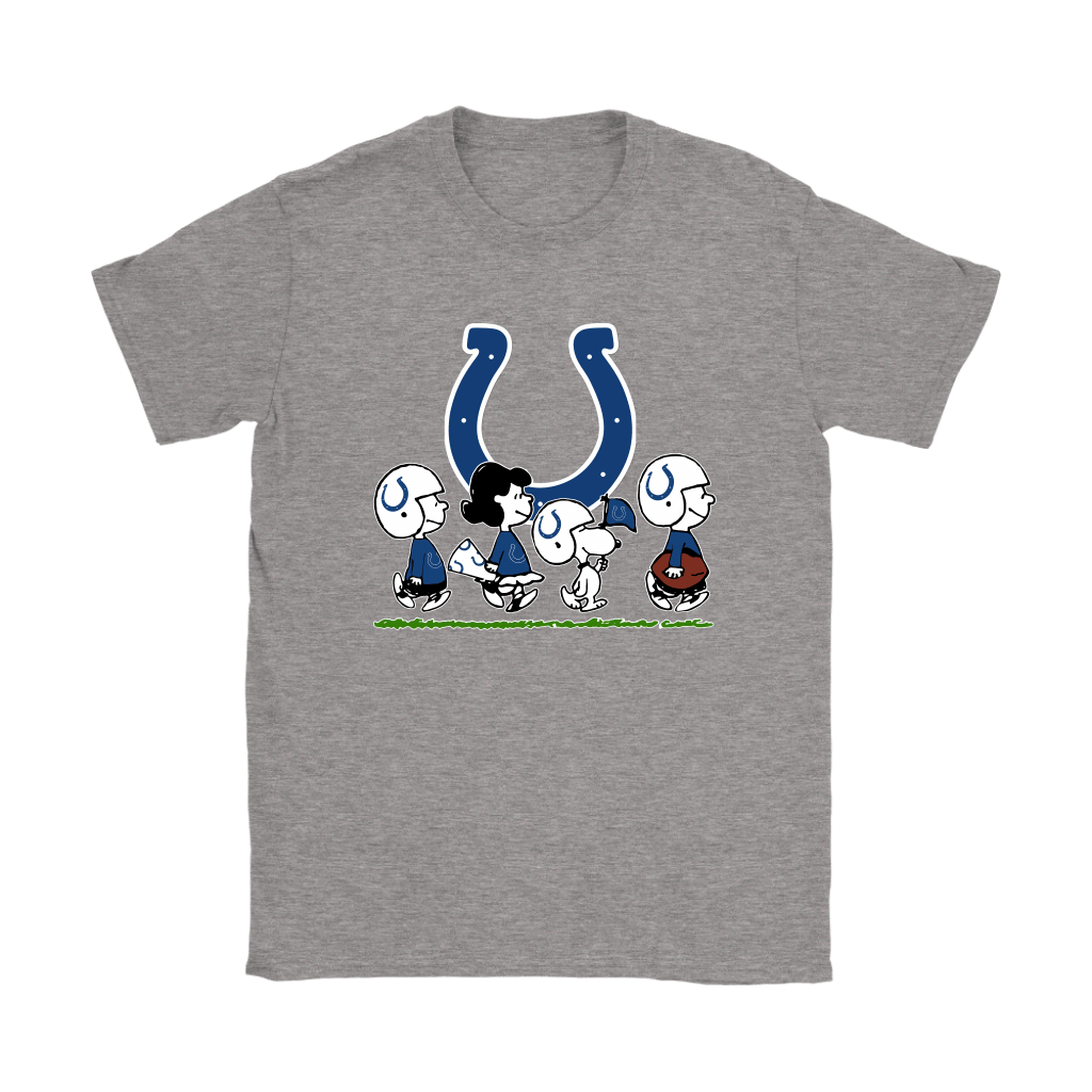 Peanuts Snoopy Football Team With The Indianapolis Colts Nfl Shirts