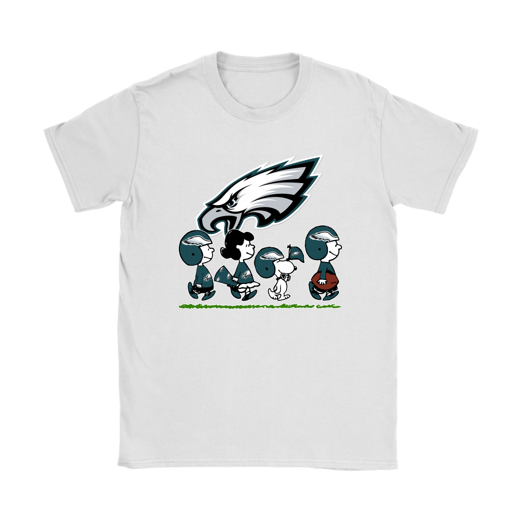 Peanuts Snoopy Football Team With The Philadelphia Eagles NFL Shirts ...