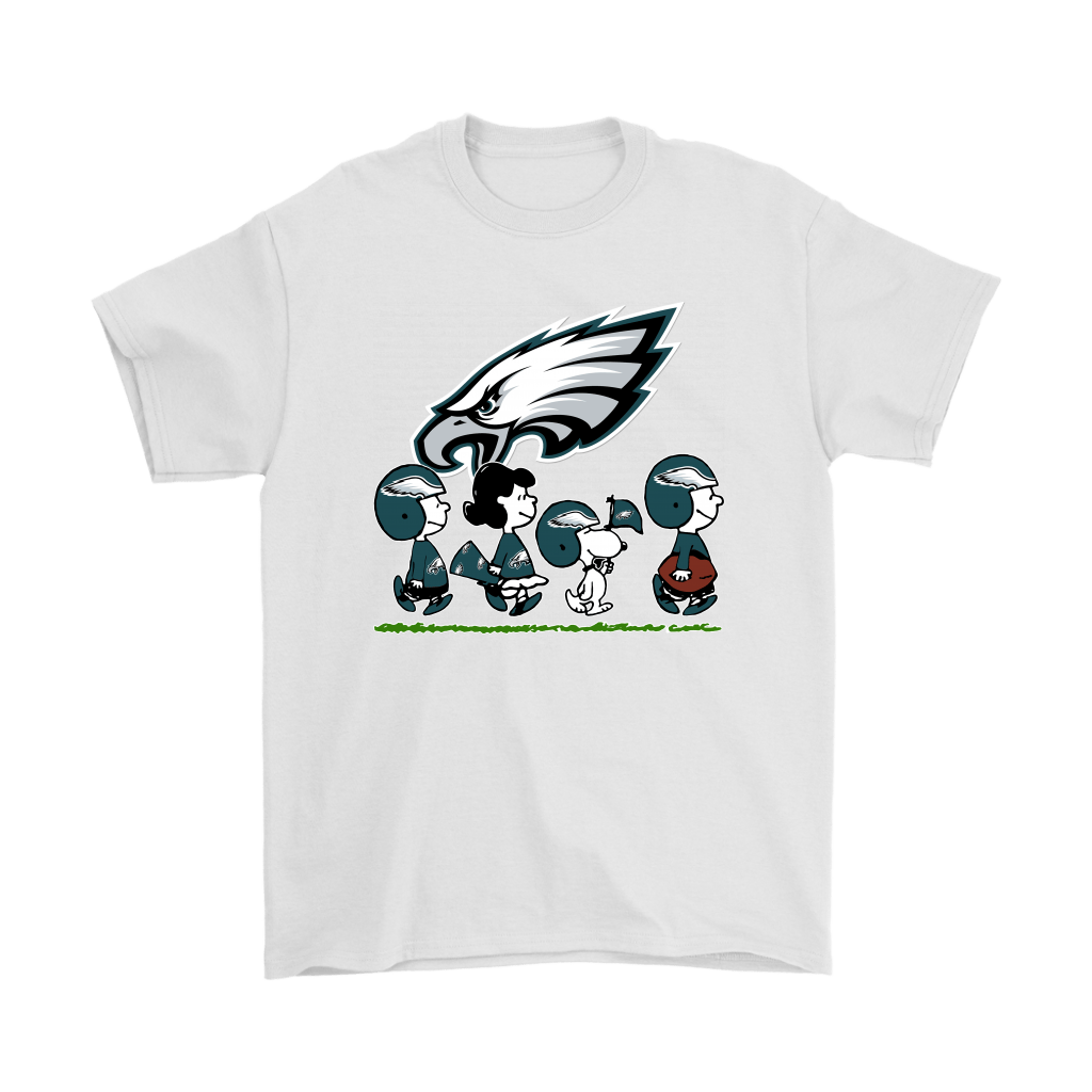 Peanuts Snoopy Football Team With The Philadelphia Eagles NFL Shirts ...