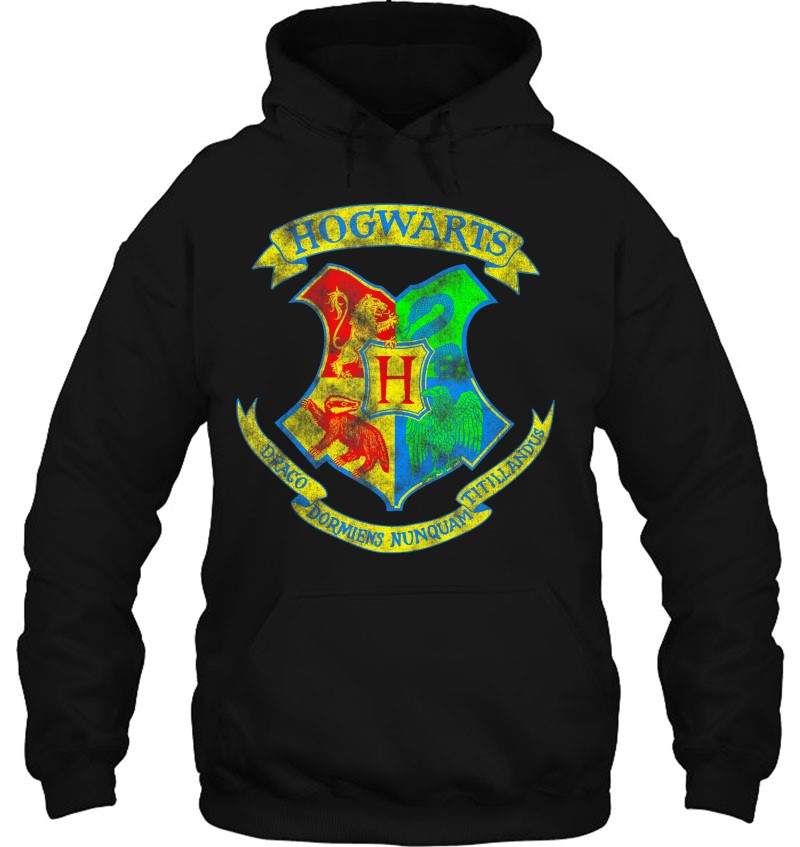 Harry Potter Hogwarts Neon Crest - Hersmiles