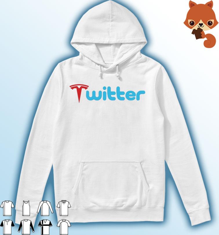 Tesla X Twitter Logo Elon Musk T-Shirt - Hersmiles