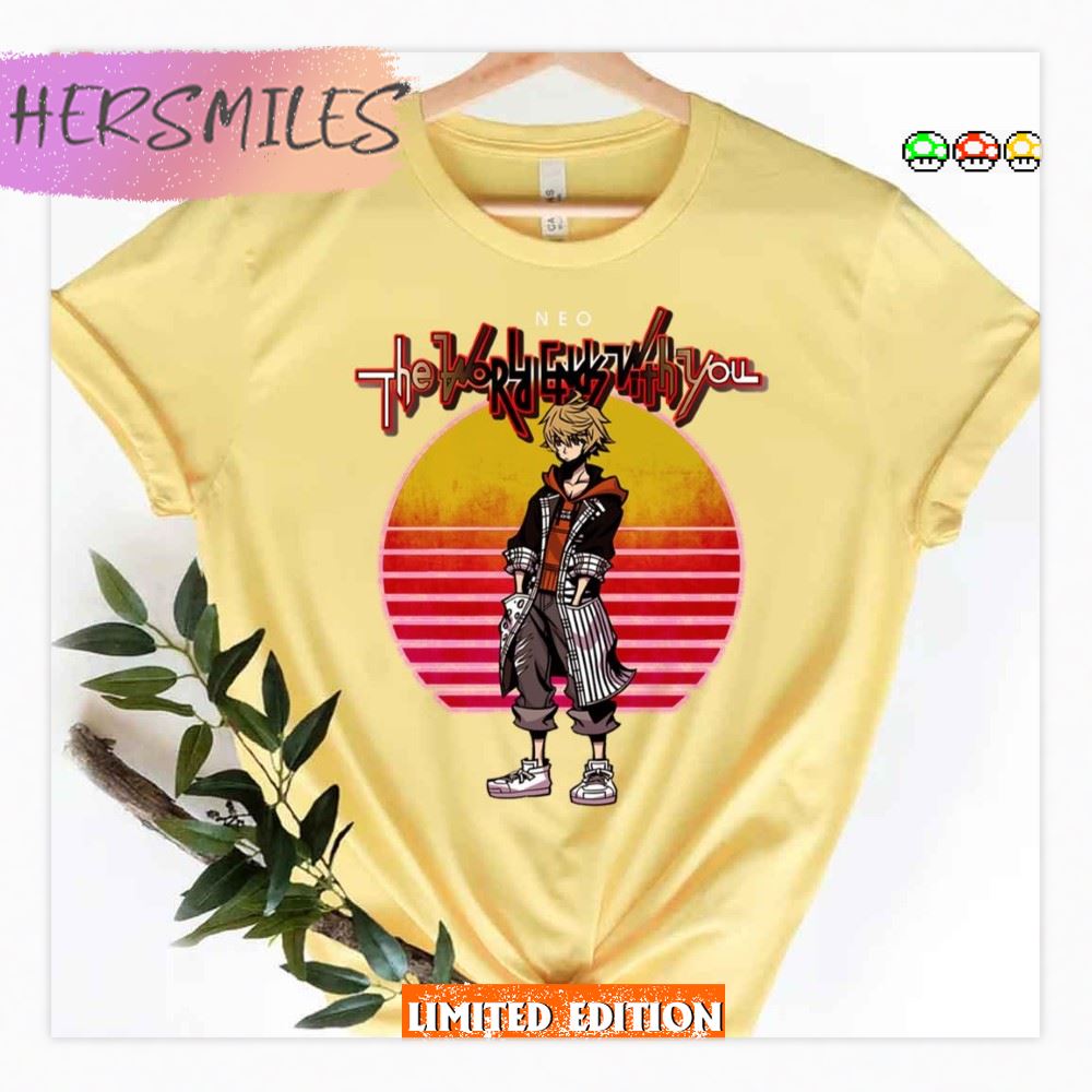 Rindo Sunset Design Neo The World Ends With You Shirt - Hersmiles