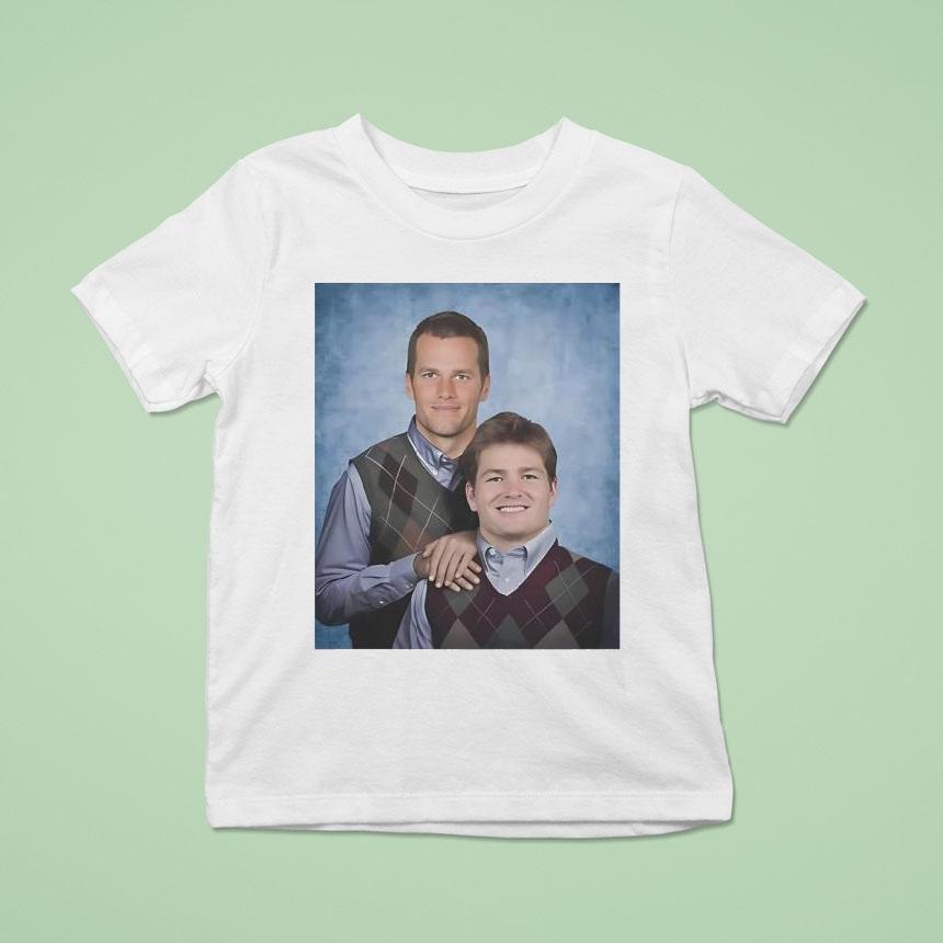 Tom Brady Rookie Nfl Drake Maye Step Brothers Shirt - Hersmiles