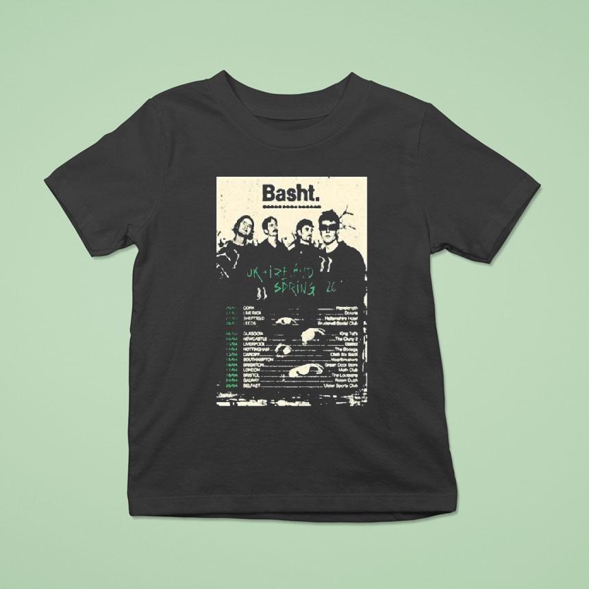 Basht. Uk And Ireland Tour Spring 2026 Dates Shirt - Hersmiles