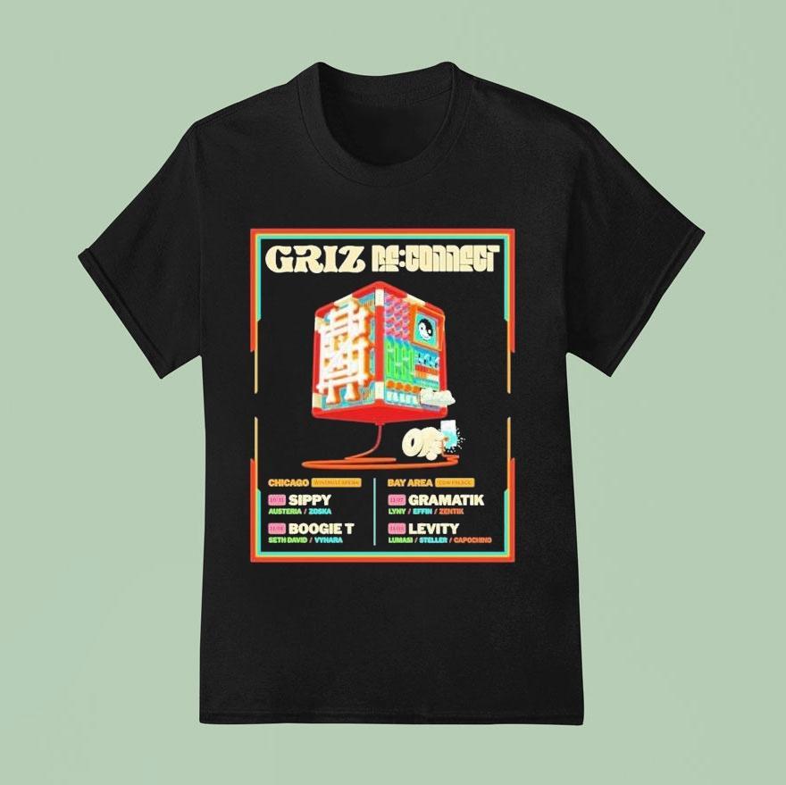 Griz Reconnect Chicago And Bay Area 2025 Shirt - Hersmiles