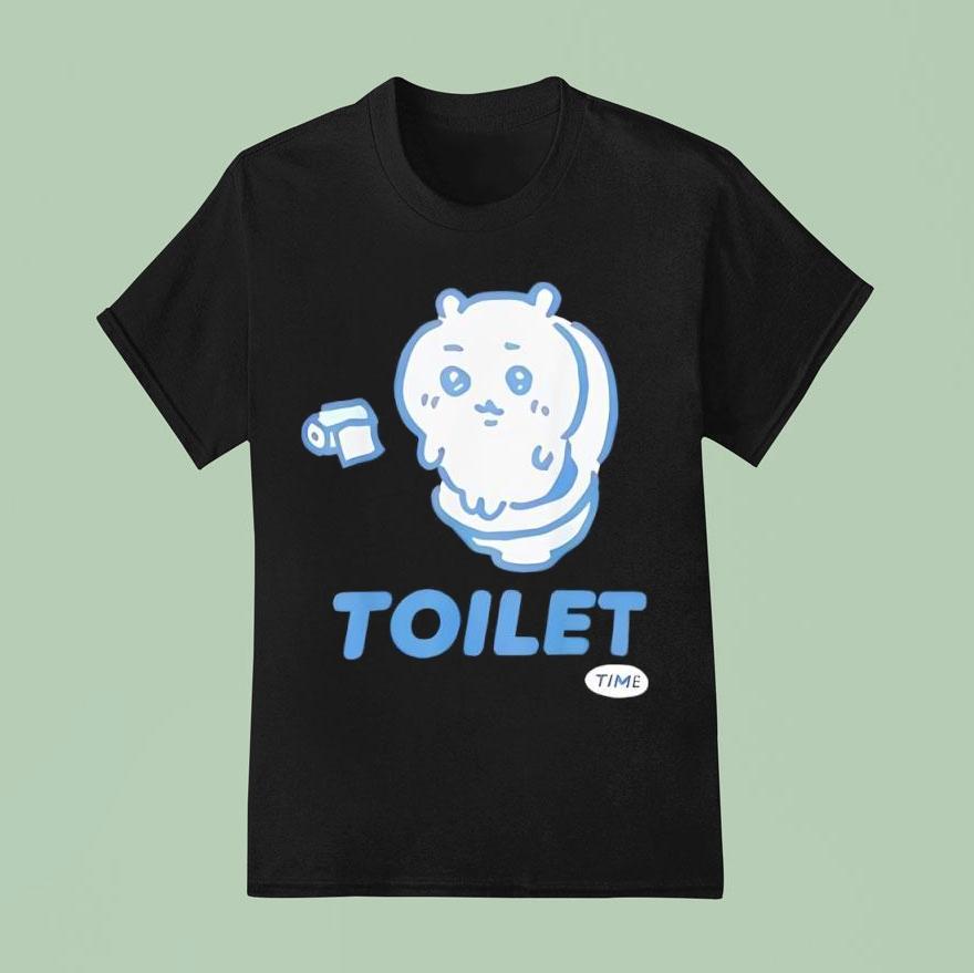 Toilet Time Chikawa Meme Cute Shirt - Hersmiles