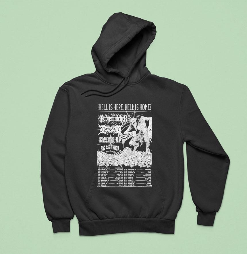 Bodysnatcher Ingested The Hell Is Here Hell Is Home Tour 2026 Shirt ...